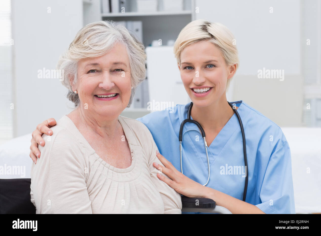 Nurse clinic elderly patient hi-res stock photography and images - Alamy