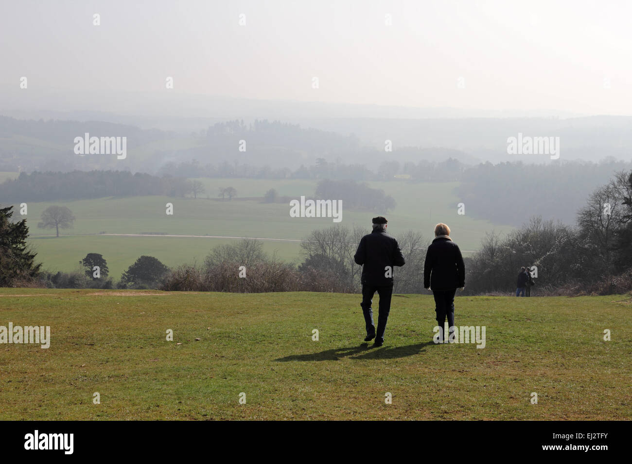 Newlands Corner, Surrey, England, UK. 20th March 2015. The First Day of ...