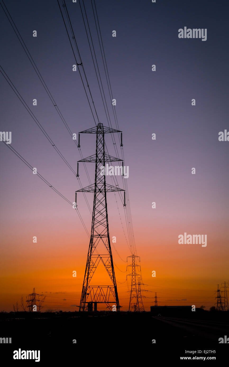 Sunset at distance hi-res stock photography and images - Alamy