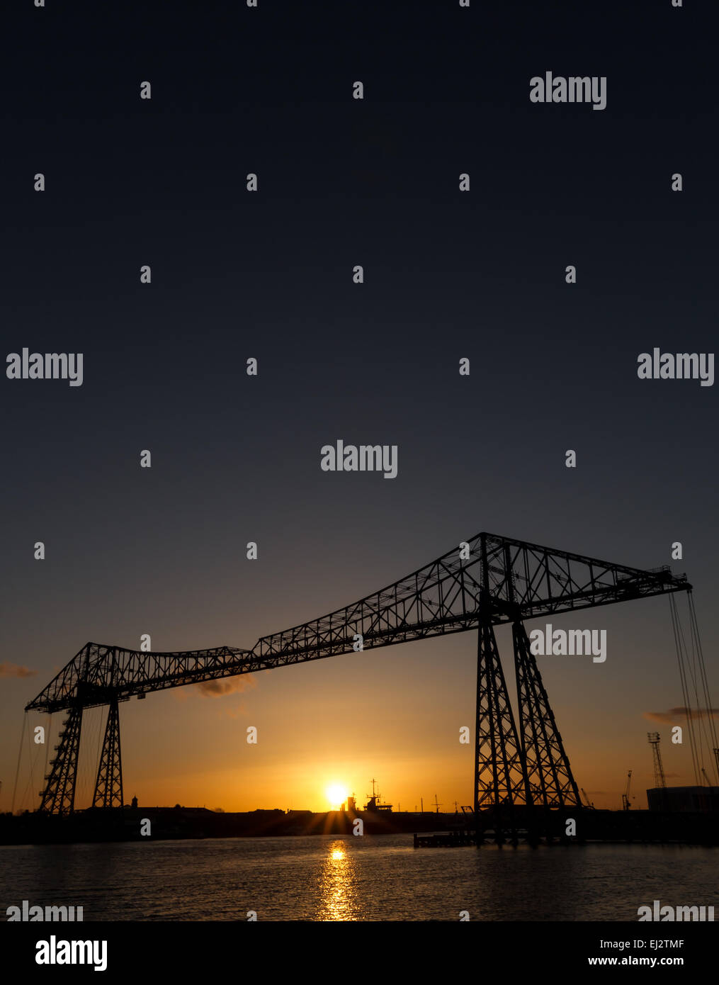Tees transporter bridge Stock Photo - Alamy