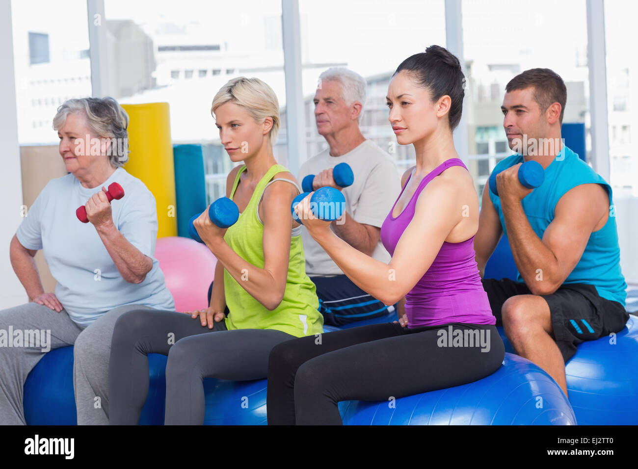Man working out 70s hi-res stock photography and images - Alamy