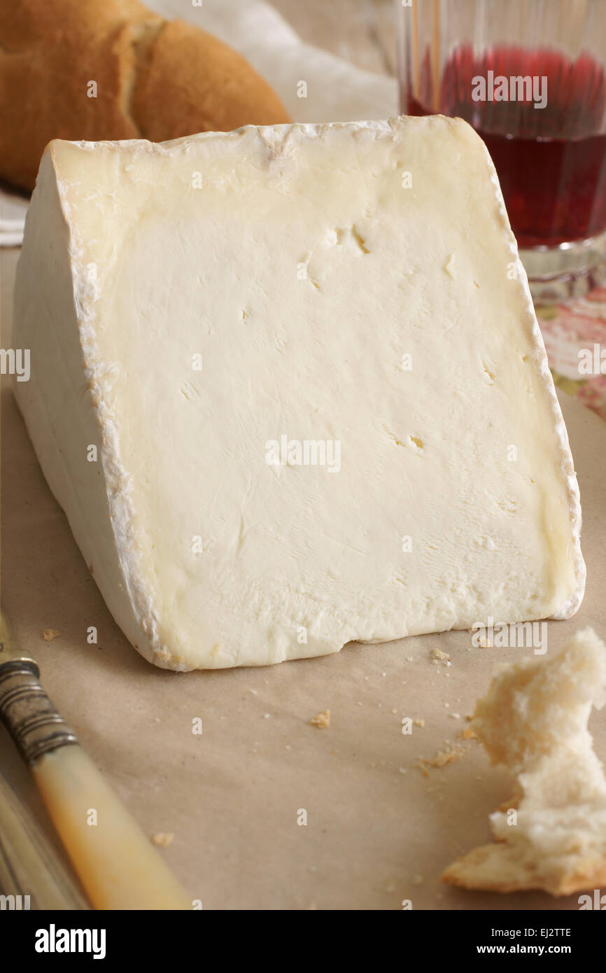 Vignotte a French high fat cream Brie style cheese made in the ...