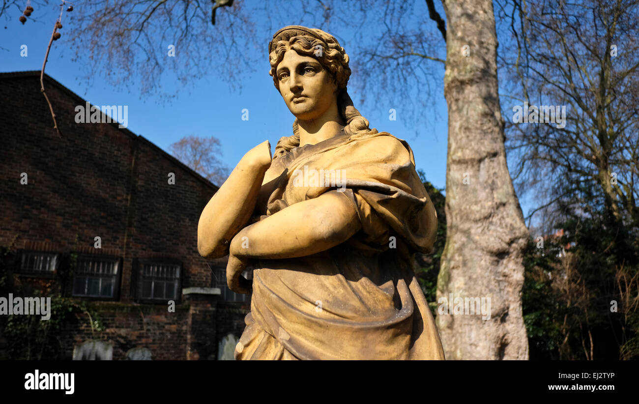 Euterpe statue london hi-res stock photography and images - Alamy