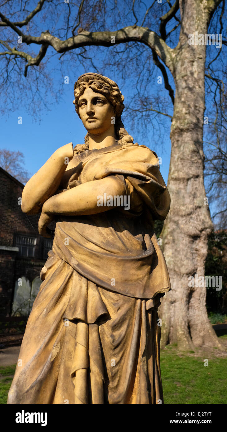 Euterpe statue london hi-res stock photography and images - Alamy