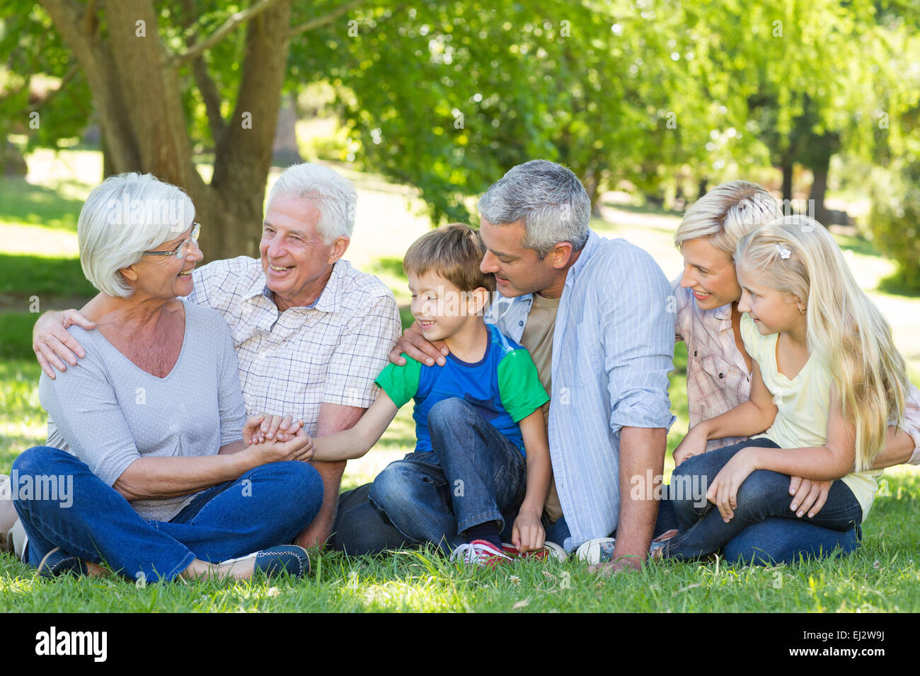 Child talking to adult happy hi-res stock photography and images - Alamy