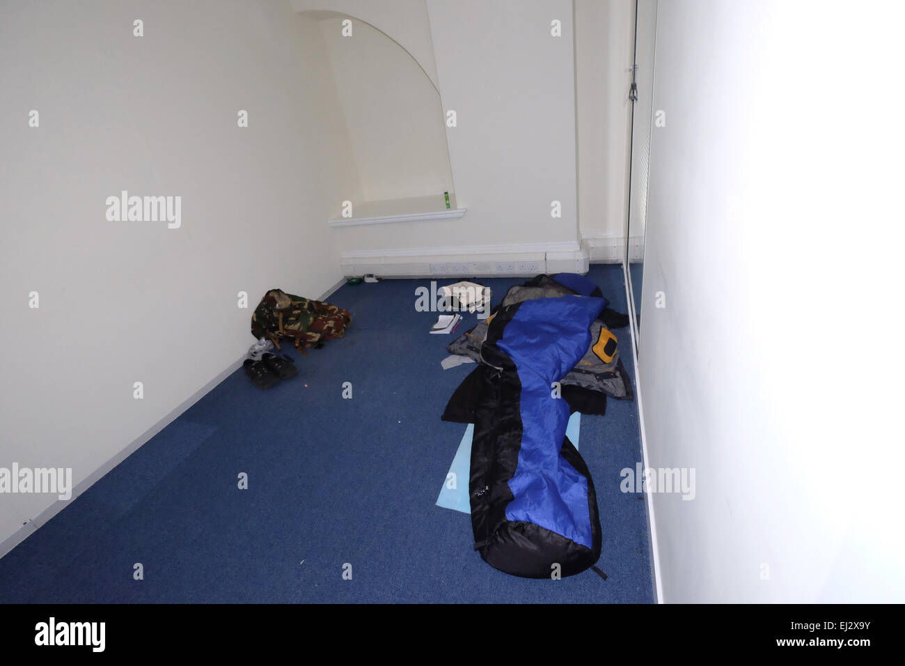 London, UK. 20th March, 2015. Squatters calling themselves Autonomous ...