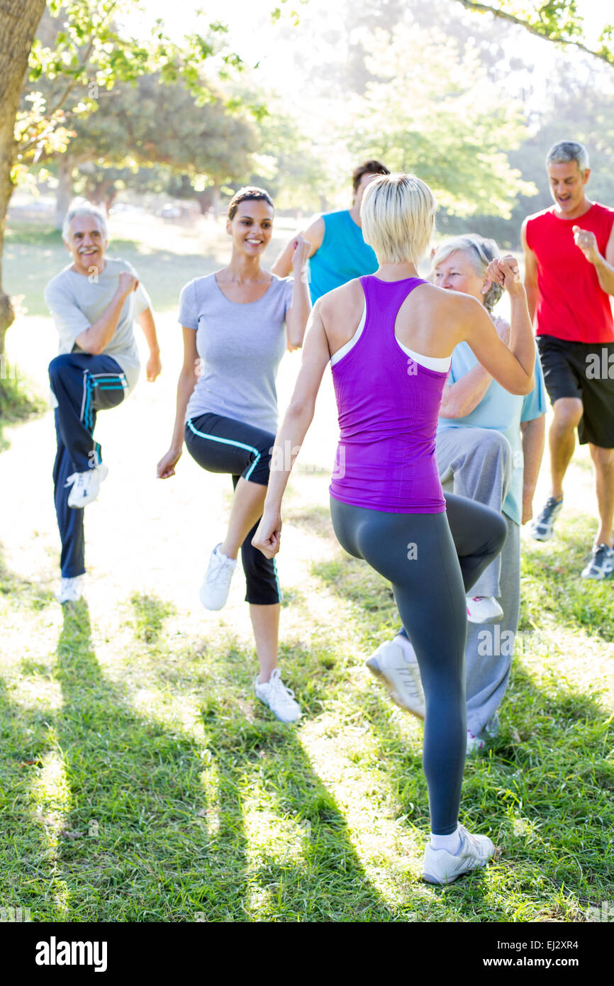 Physical training leader hi-res stock photography and images - Alamy