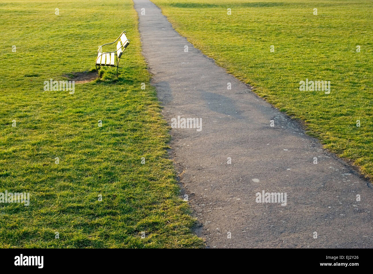 Long straight path across parkland, Bristol Downs Stock Photo - Alamy