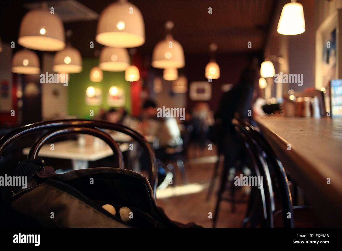 restaurant blurred background Stock Photo - Alamy