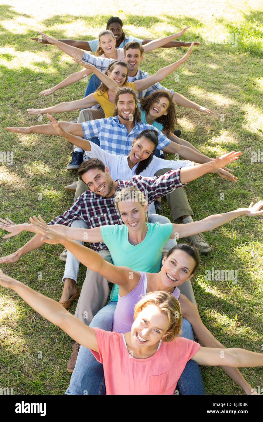 Happy games outdoors hi-res stock photography and images - Alamy