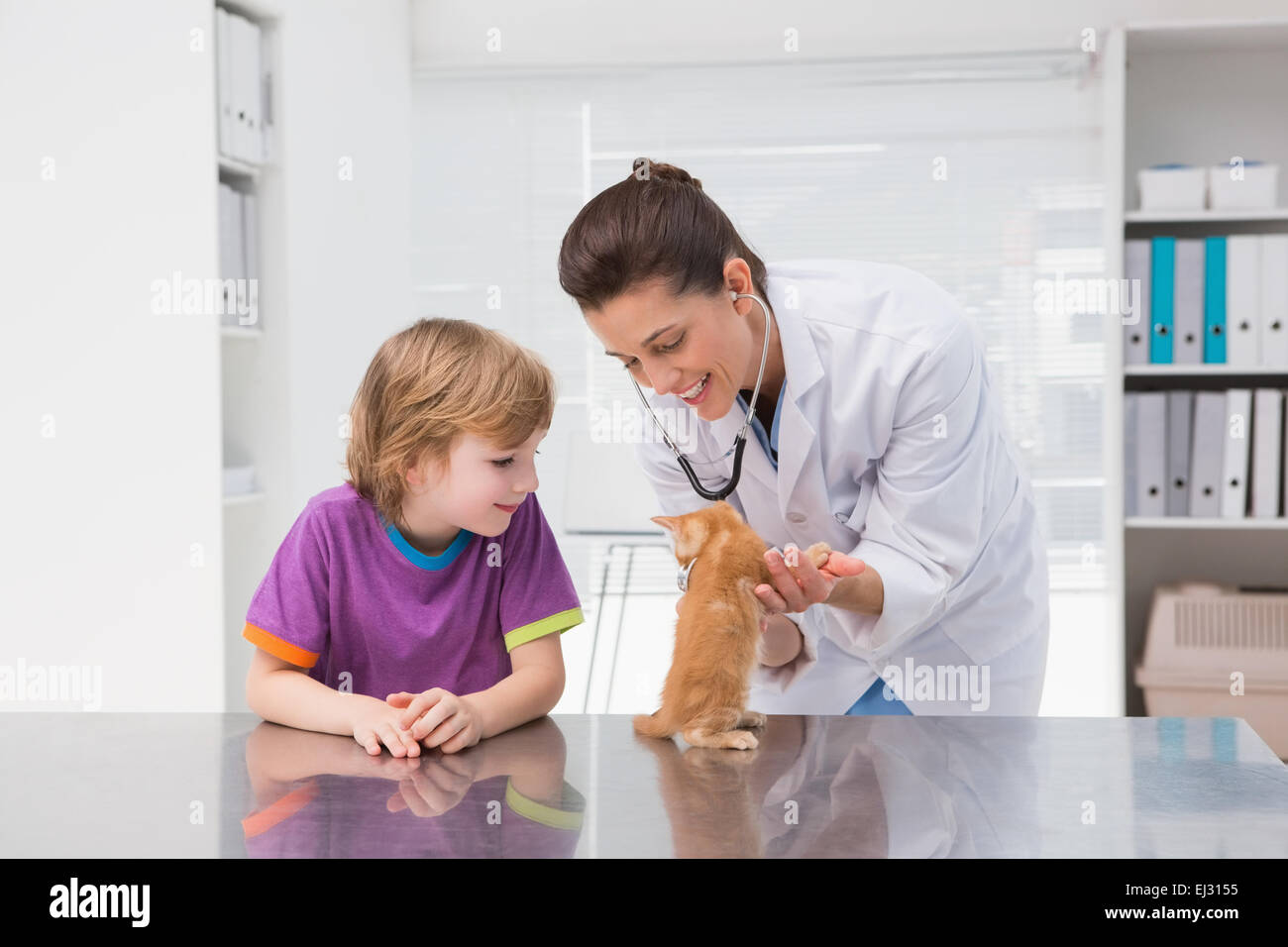 Male veterinarian female vet hi-res stock photography and images - Alamy