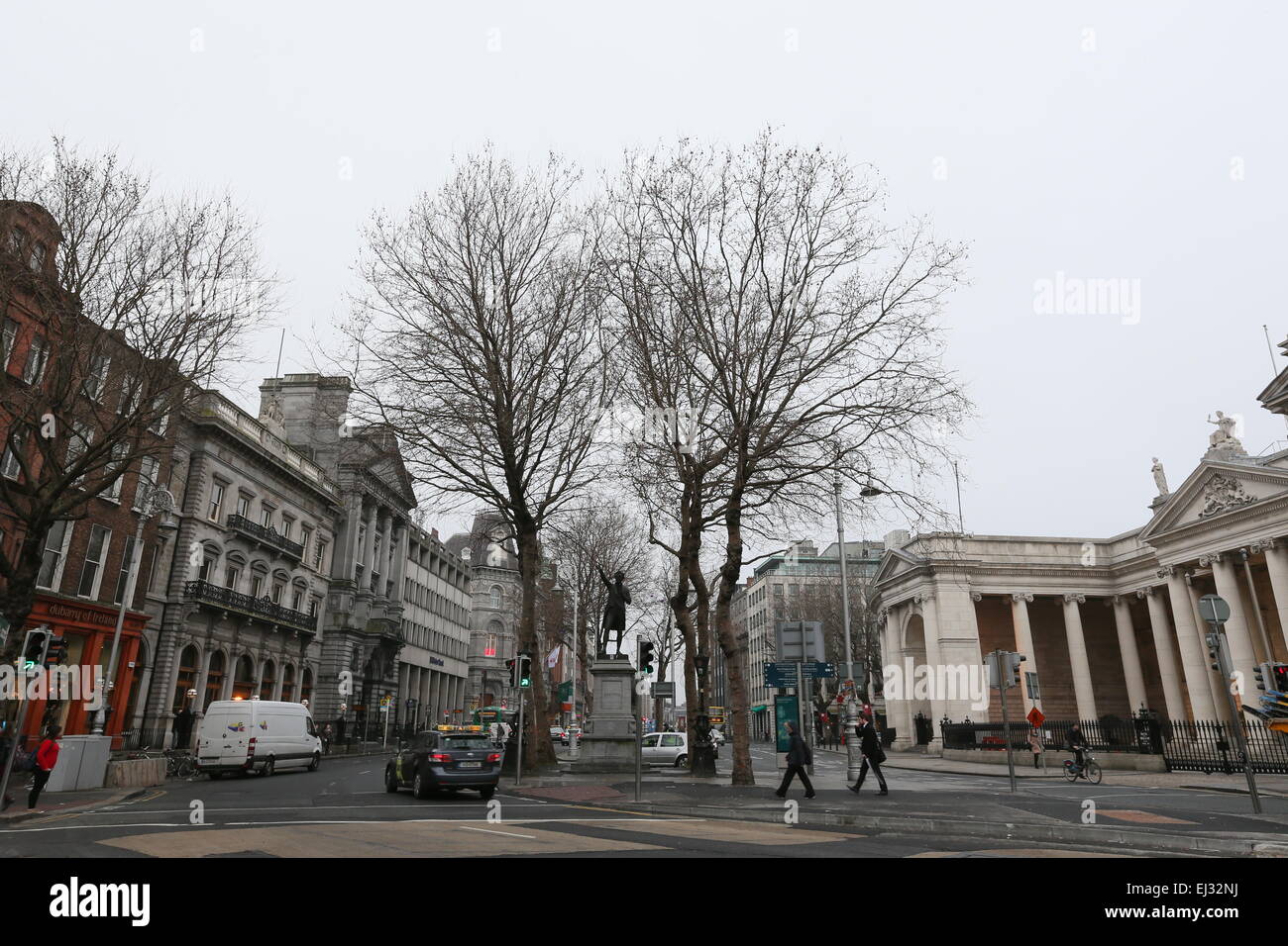 Dublin, Ireland. 20th March, 2015. Image from Dublin city centre during ...