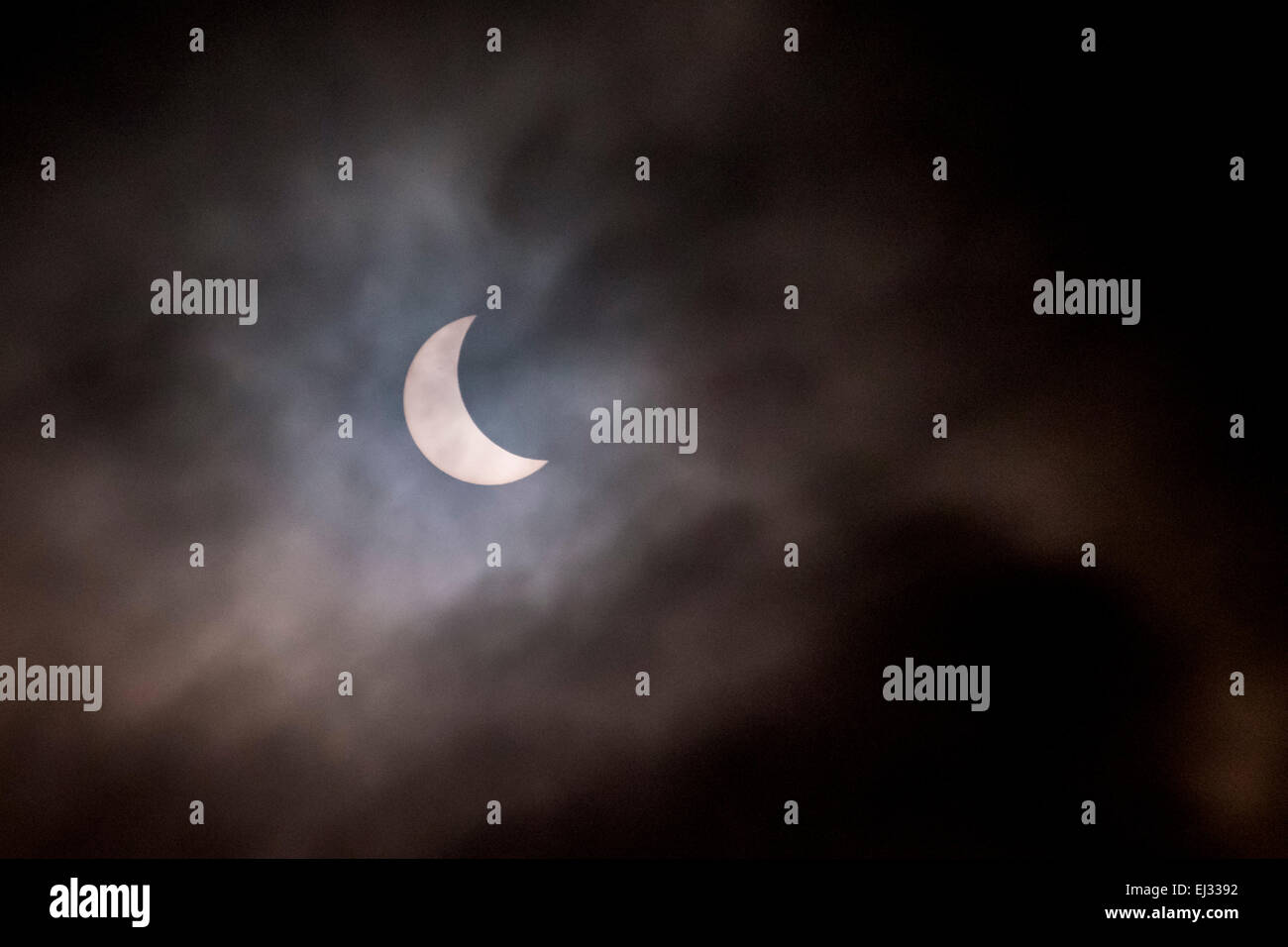 Solar Eclipse of the Sun on Friday 20 March 2015 as seen from High ...