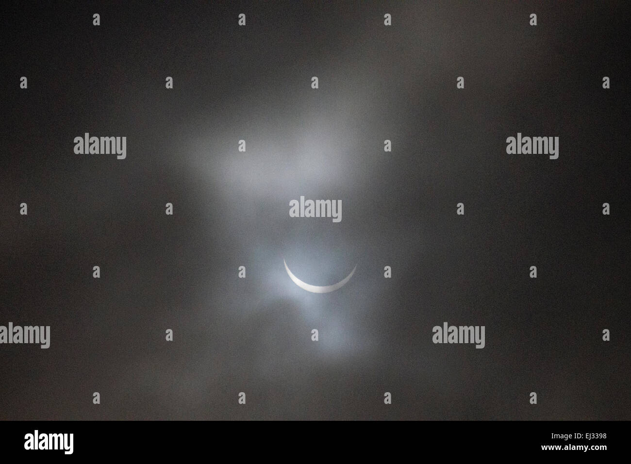 Solar Eclipse of the Sun on Friday 20 March 2015 as seen from High ...