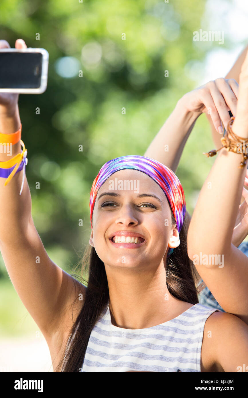 Music festival fan hi-res stock photography and images - Alamy