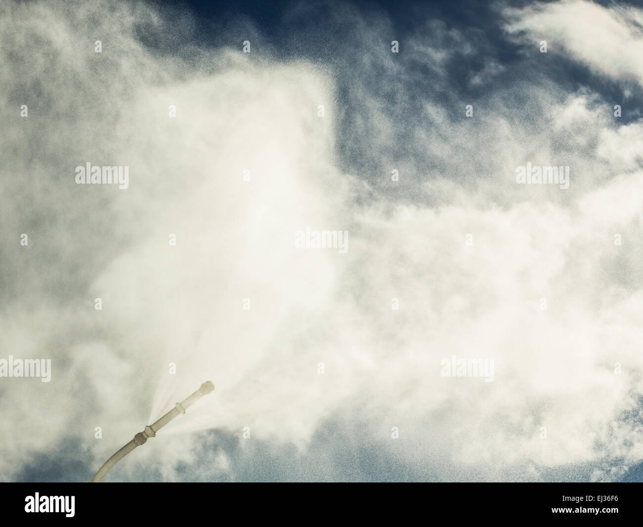 Snow machine gun Stock Photo - Alamy