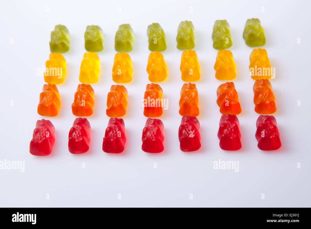 Gummy bear rows hi-res stock photography and images - Alamy