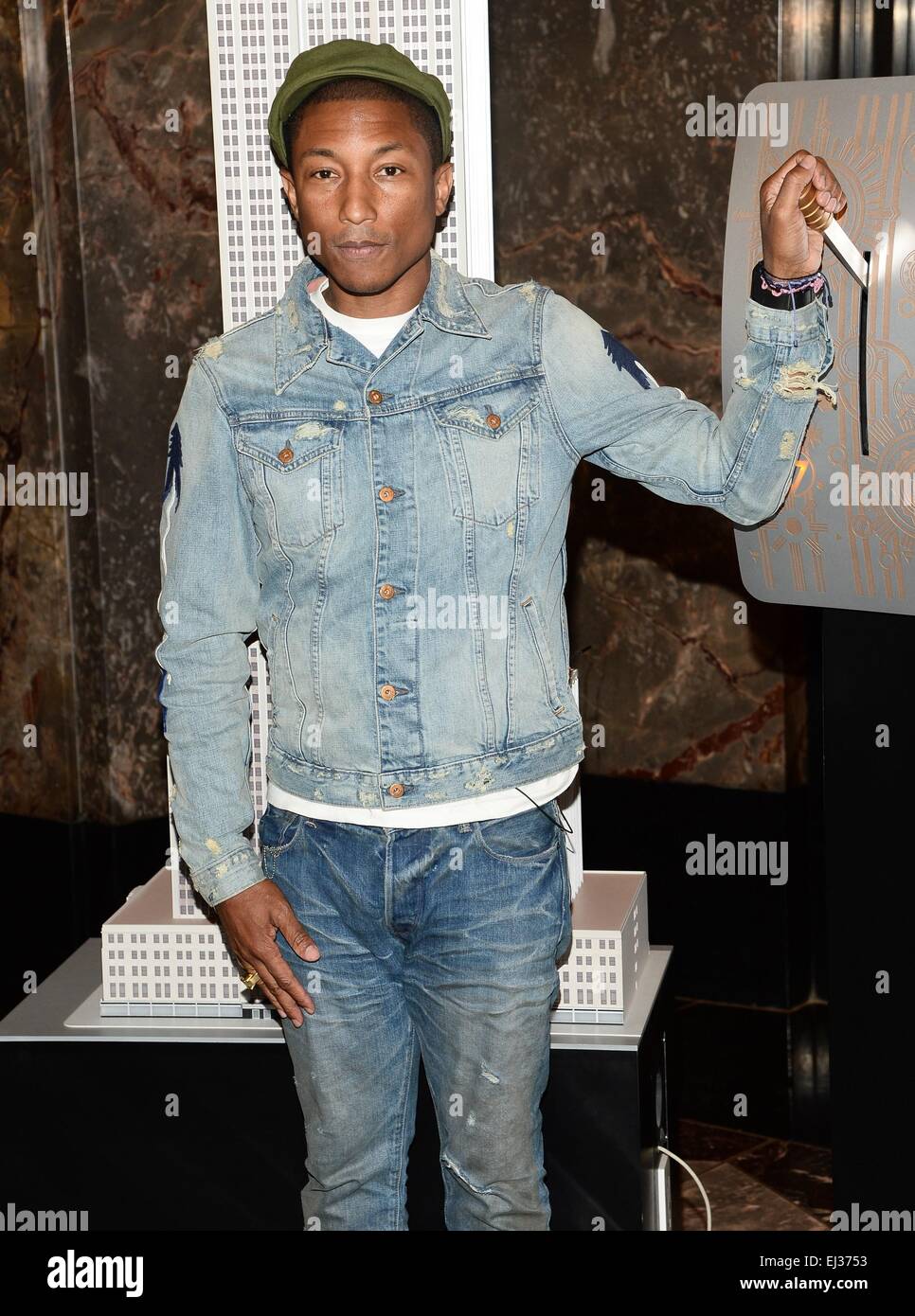 New York, NY, USA. 20th Mar, 2015. Pharrell Williams at a public ...