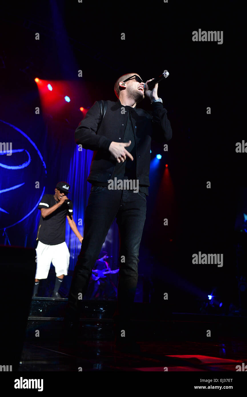 MKTO performs at the Demi Lovato: World Tour concert at American ...