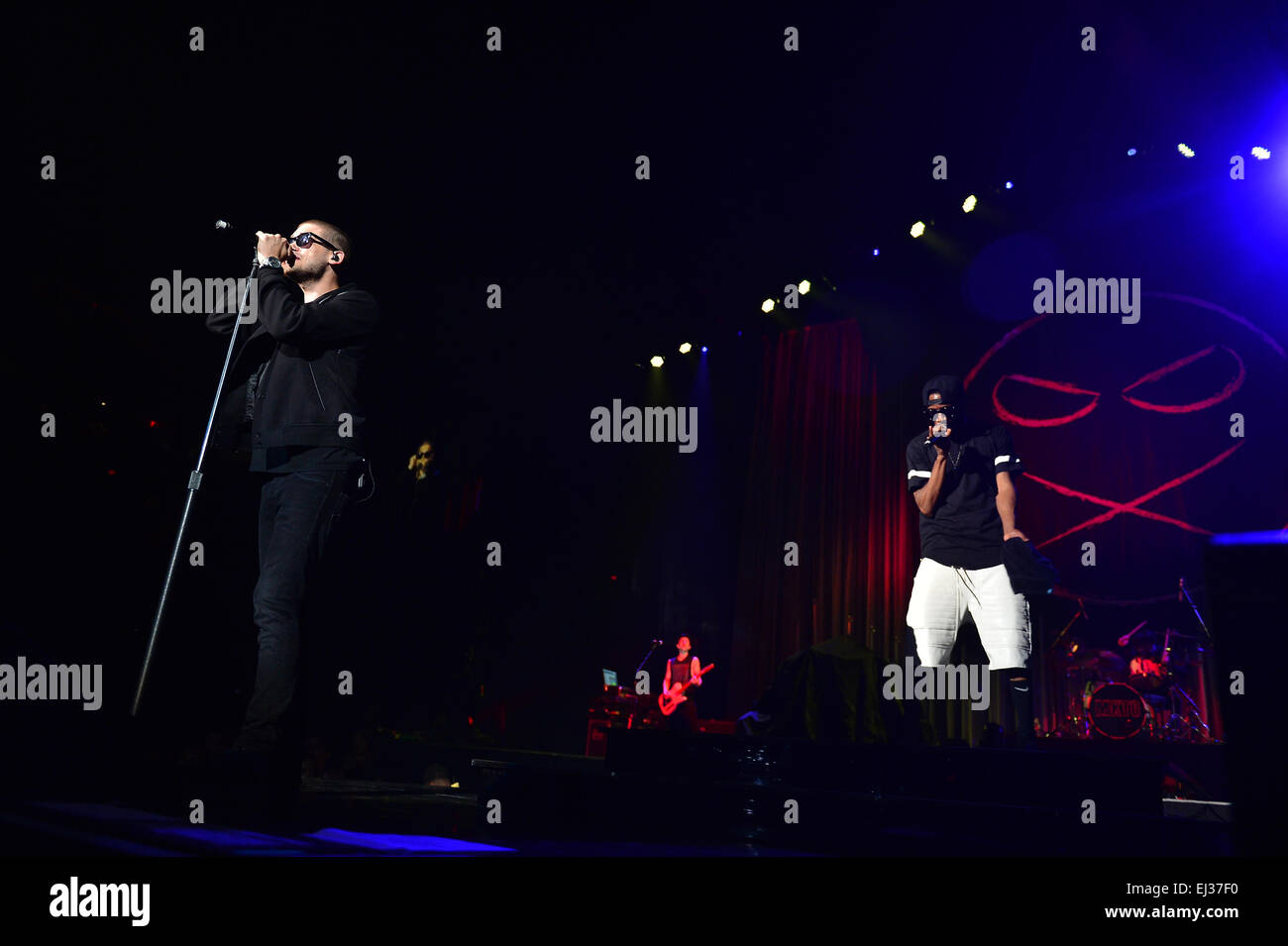 MKTO performs at the Demi Lovato: World Tour concert at American ...