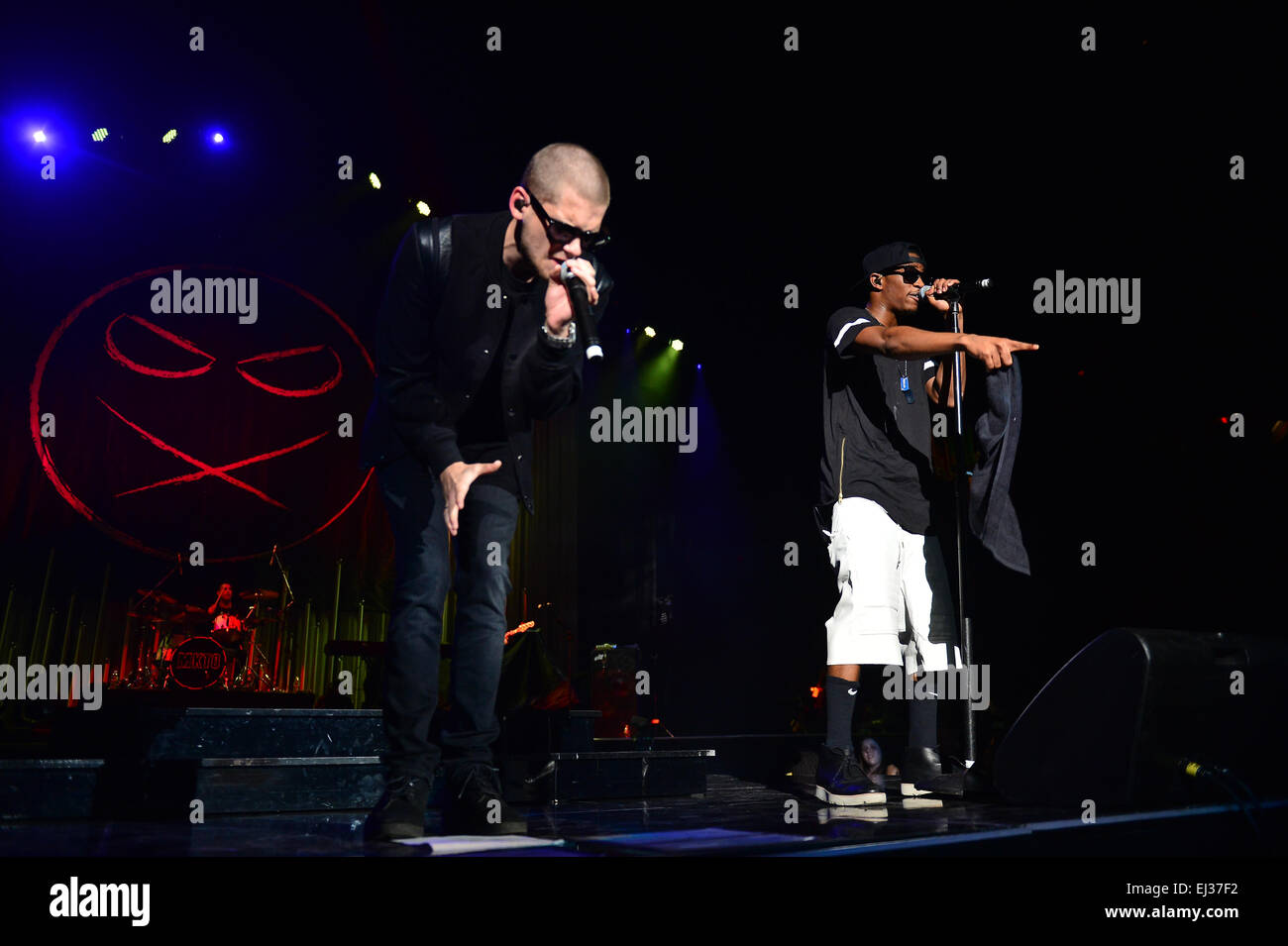 MKTO performs at the Demi Lovato: World Tour concert at American ...