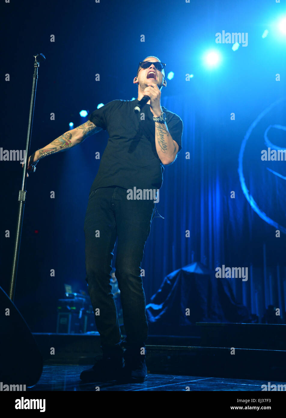 MKTO performs at the Demi Lovato: World Tour concert at American ...