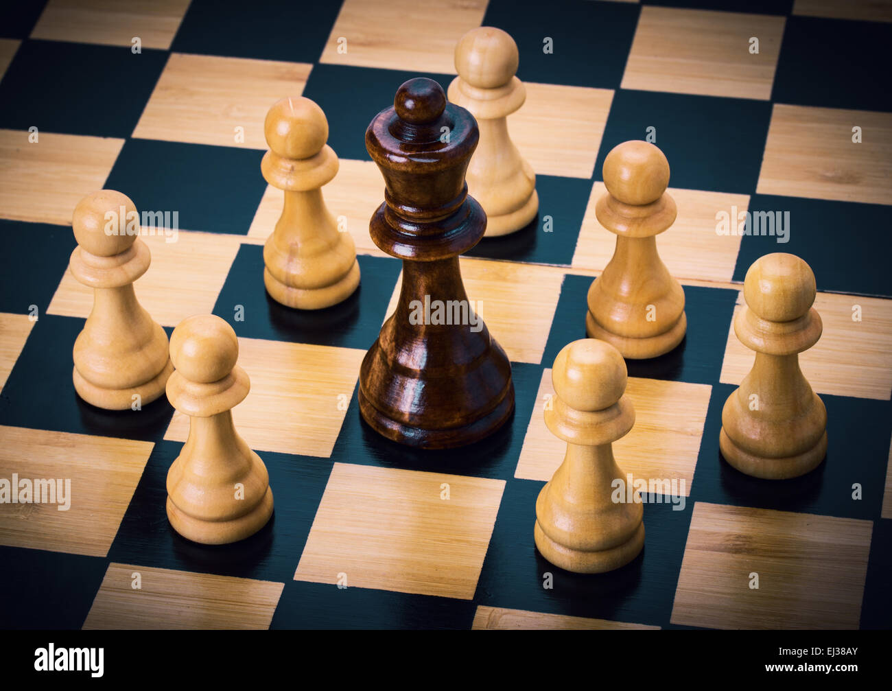 chess on the chessboard Stock Photo - Alamy