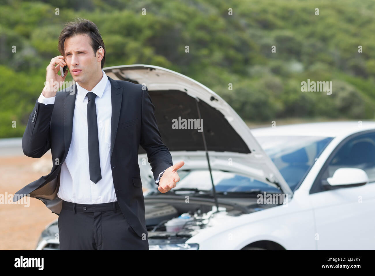 Car breakdown businessman car breakdown hi-res stock photography and ...