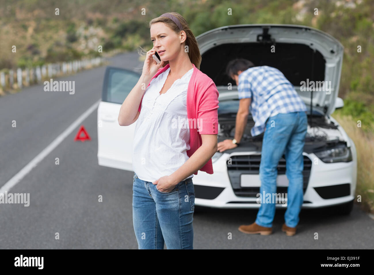 Car breakdown hi-res stock photography and images - Alamy