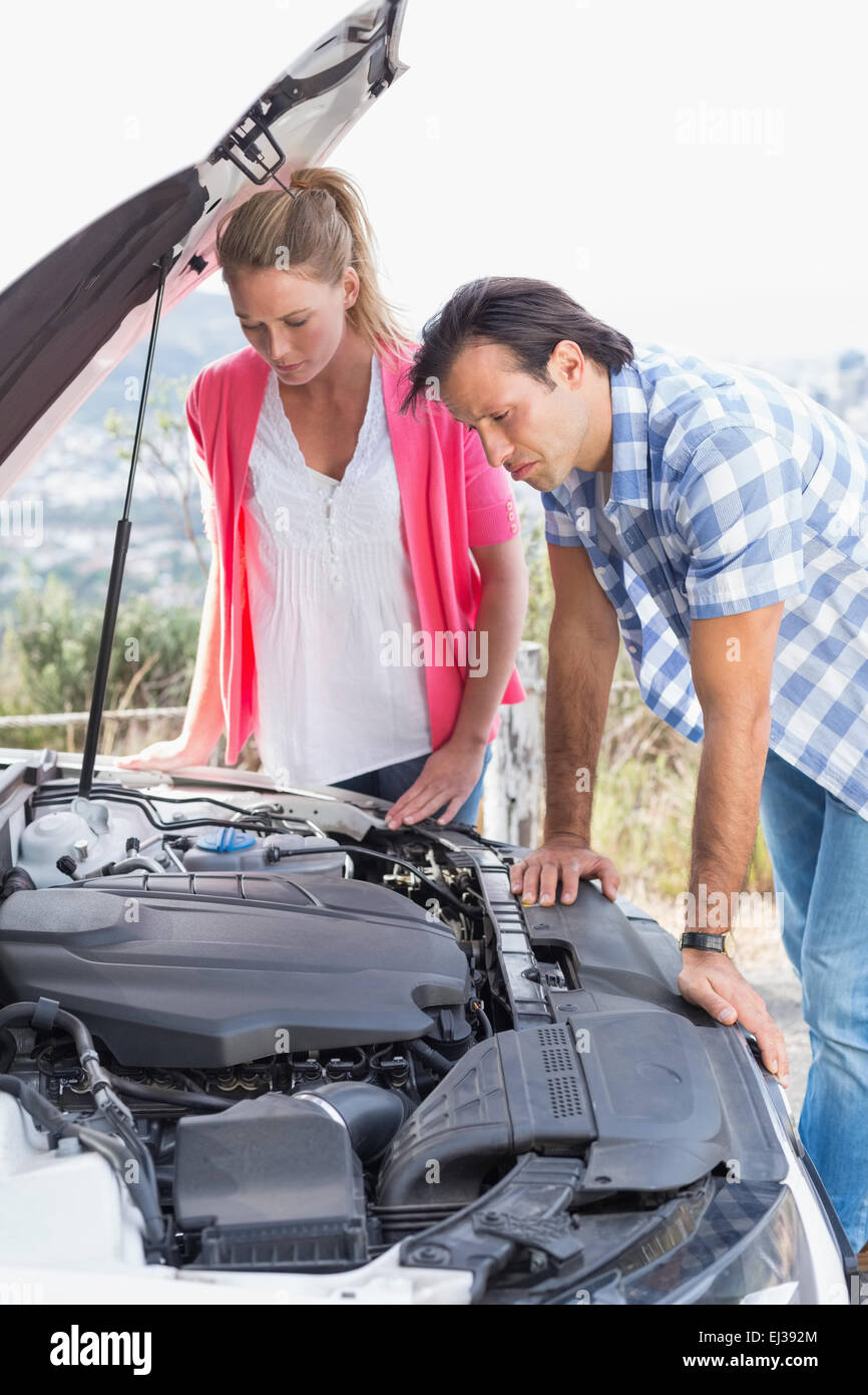 Looking after his car hi-res stock photography and images - Alamy