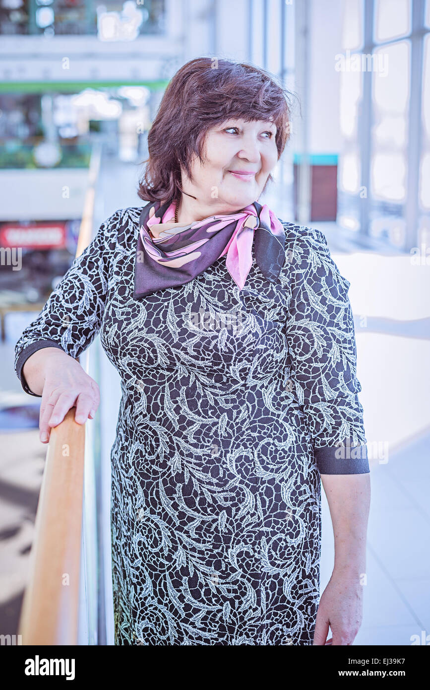 Grandmother standing tall Stock Photo - Alamy