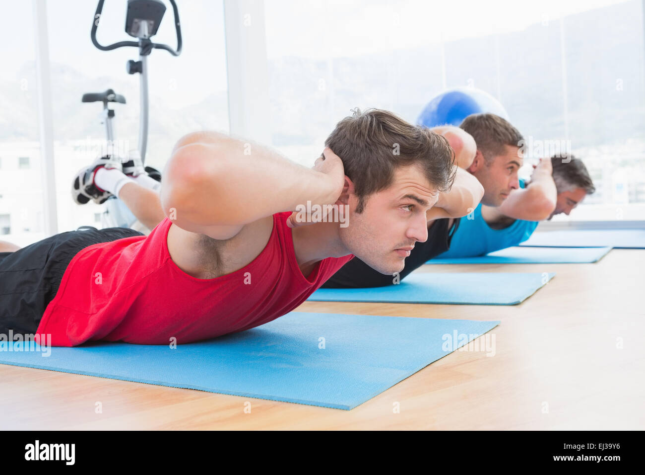 Group fit sports men hi-res stock photography and images - Alamy