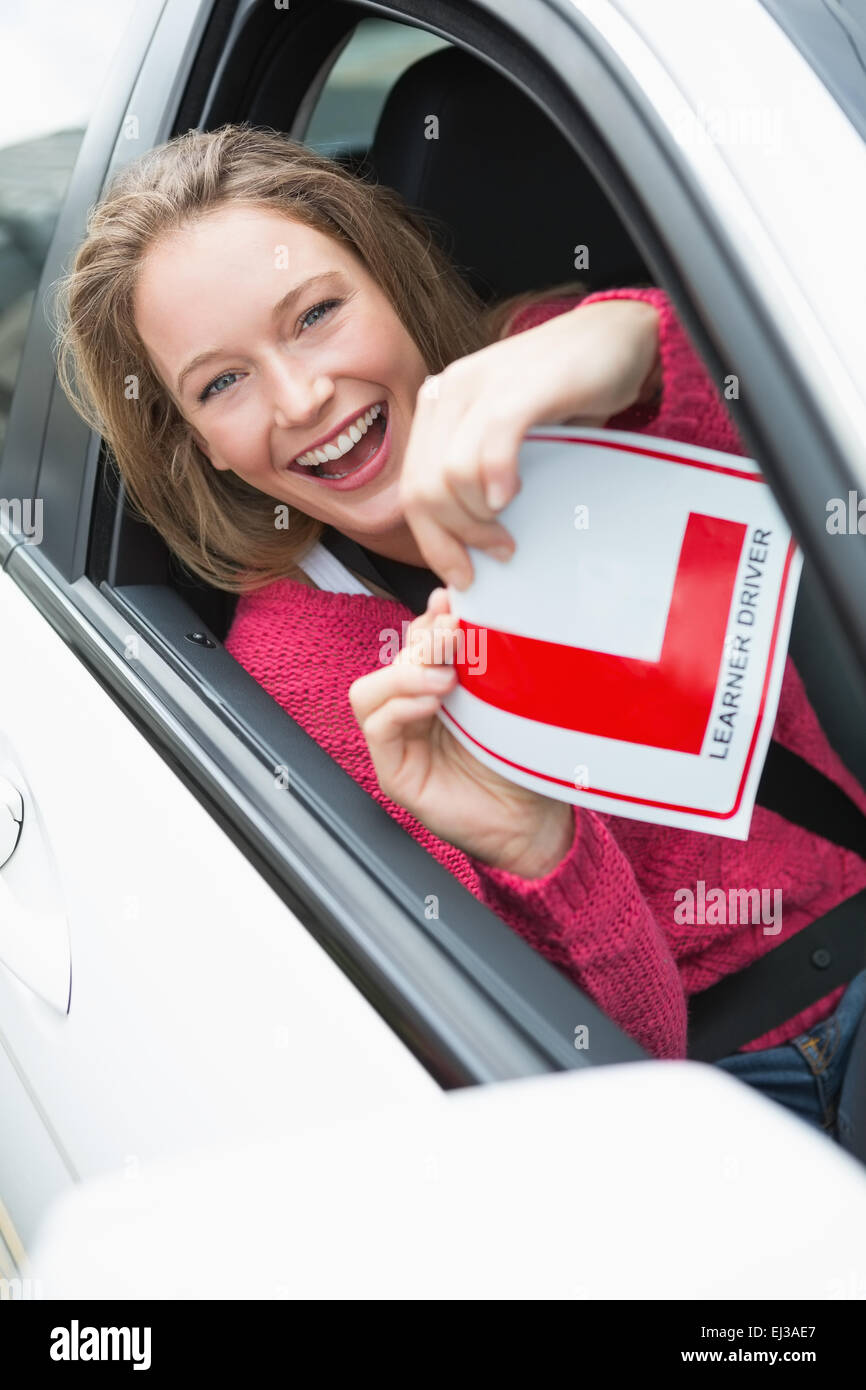 Happy learner driver hi-res stock photography and images - Alamy