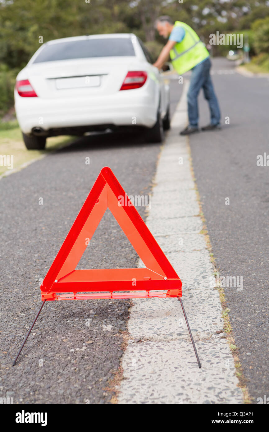 Triangle warning sign hi-res stock photography and images - Alamy