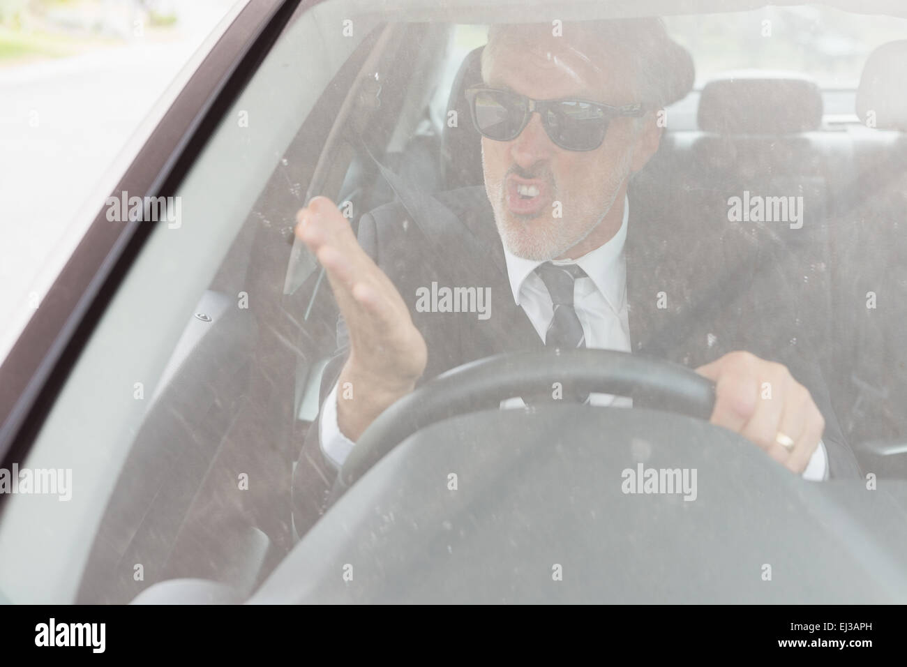 Nervous man suit hi-res stock photography and images - Alamy