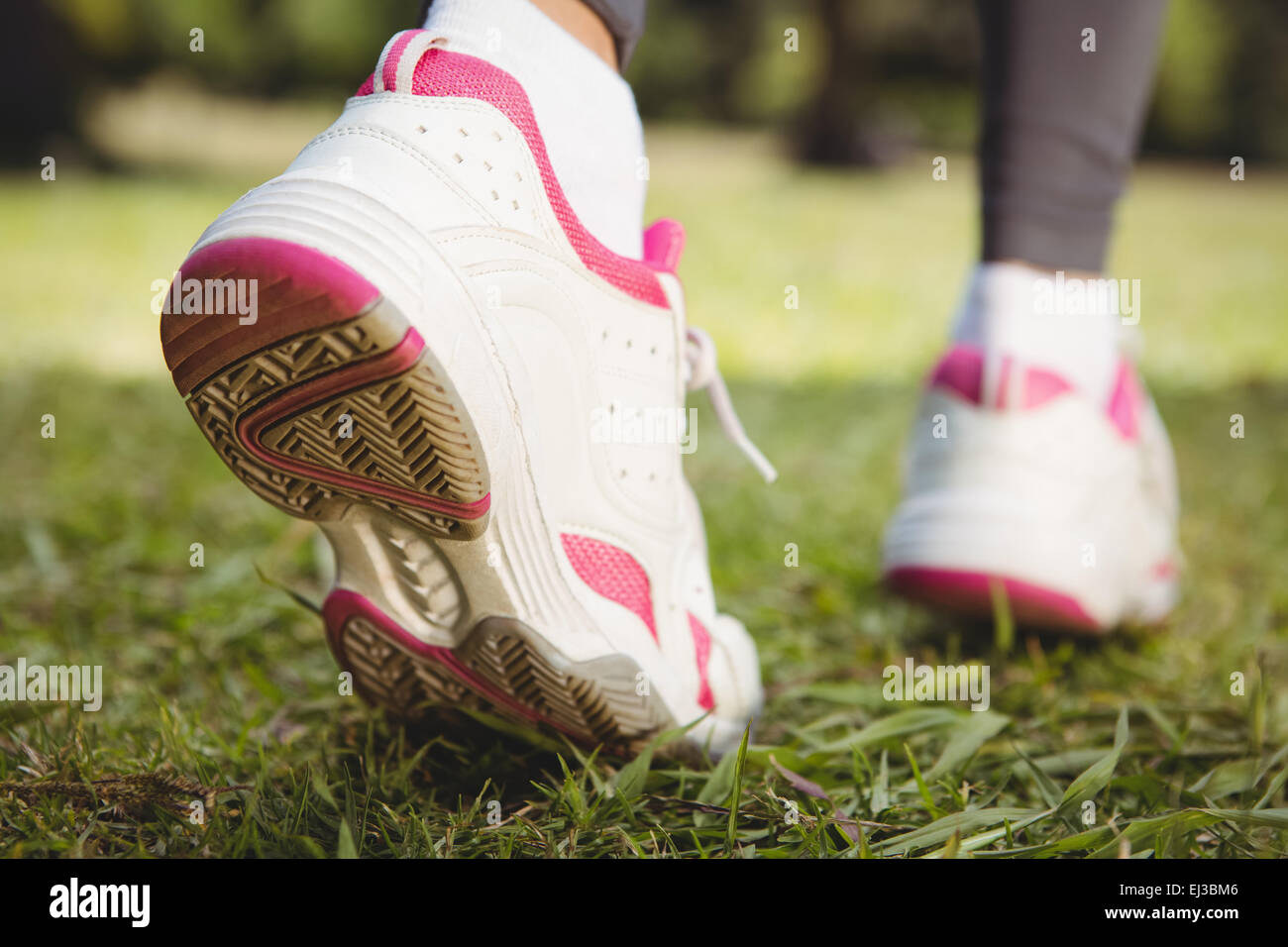 Woman taking step hi-res stock photography and images - Alamy