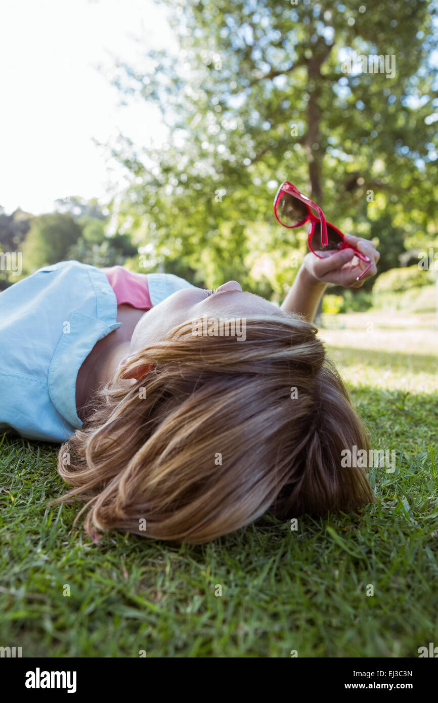 Woman lying down in hi-res stock photography and images - Alamy