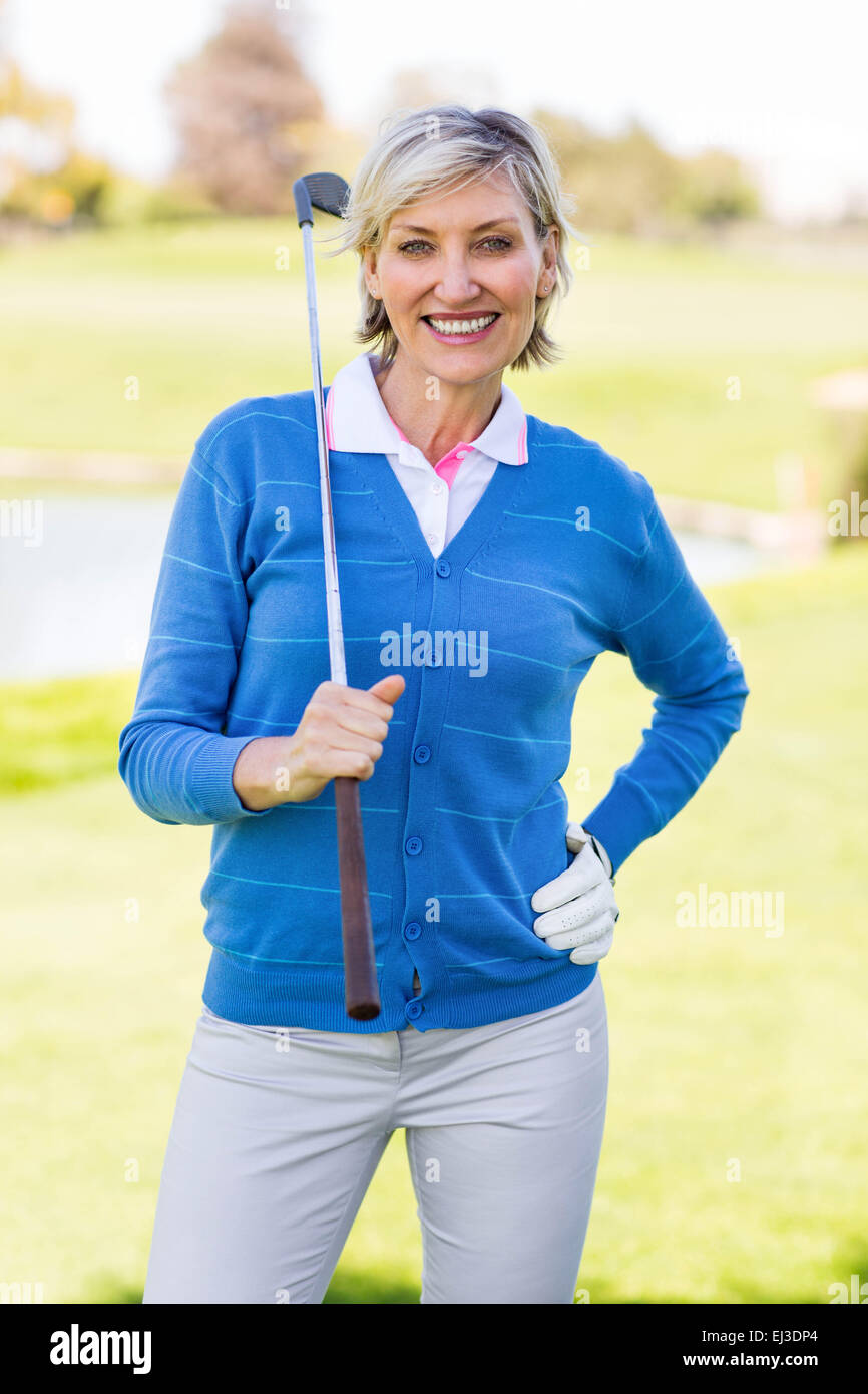Female hand and golf club hi-res stock photography and images - Alamy
