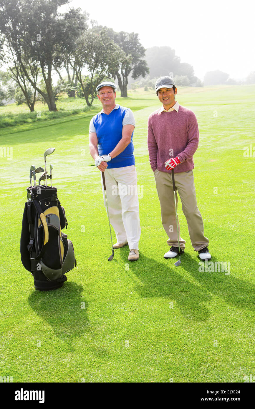 Golfing friends hi-res stock photography and images - Alamy