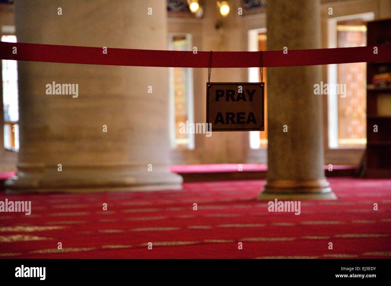 pray area in a mosque Stock Photo - Alamy