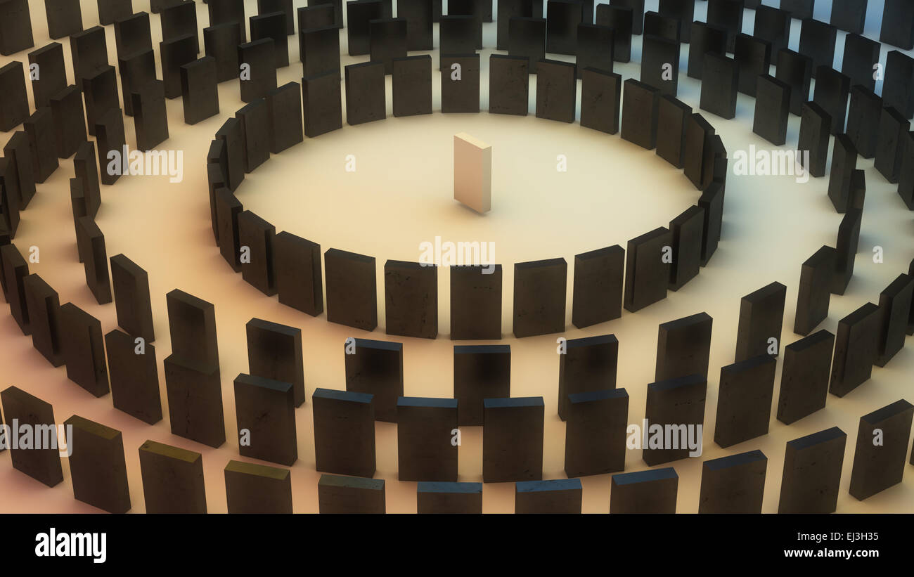 Abstract leadership and teamwork concept Stock Photo - Alamy