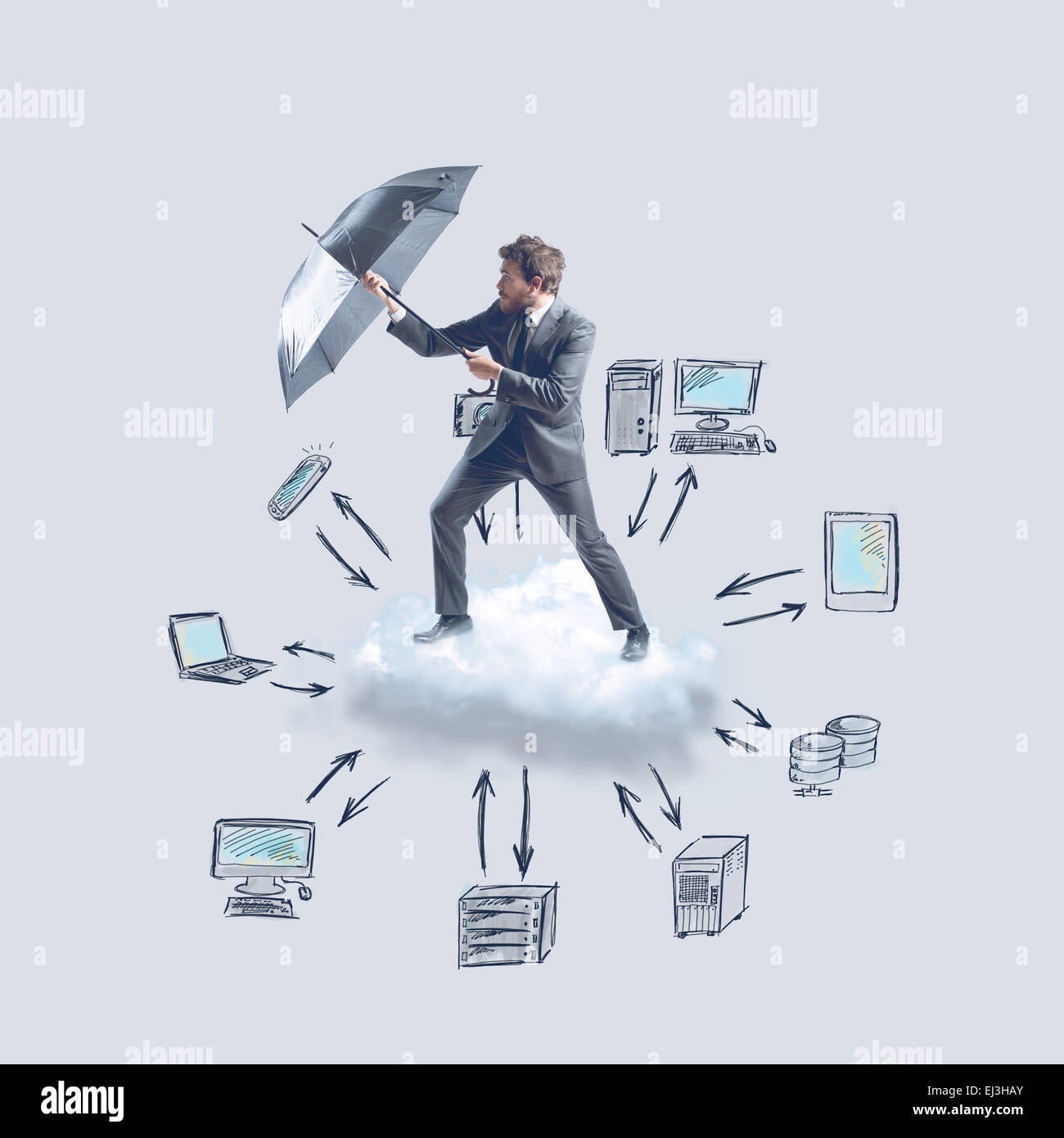 Protected cloud hi-res stock photography and images - Alamy