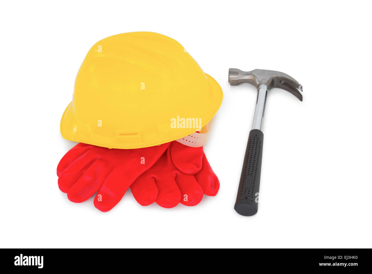 Hammer gloves hi-res stock photography and images - Alamy