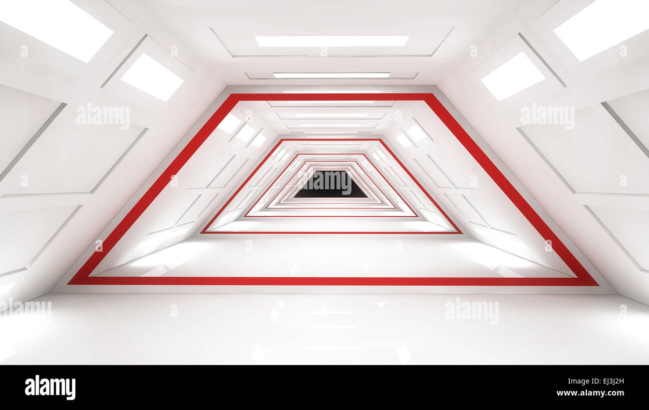Futuristic interior SCIFI architecture Stock Photo - Alamy