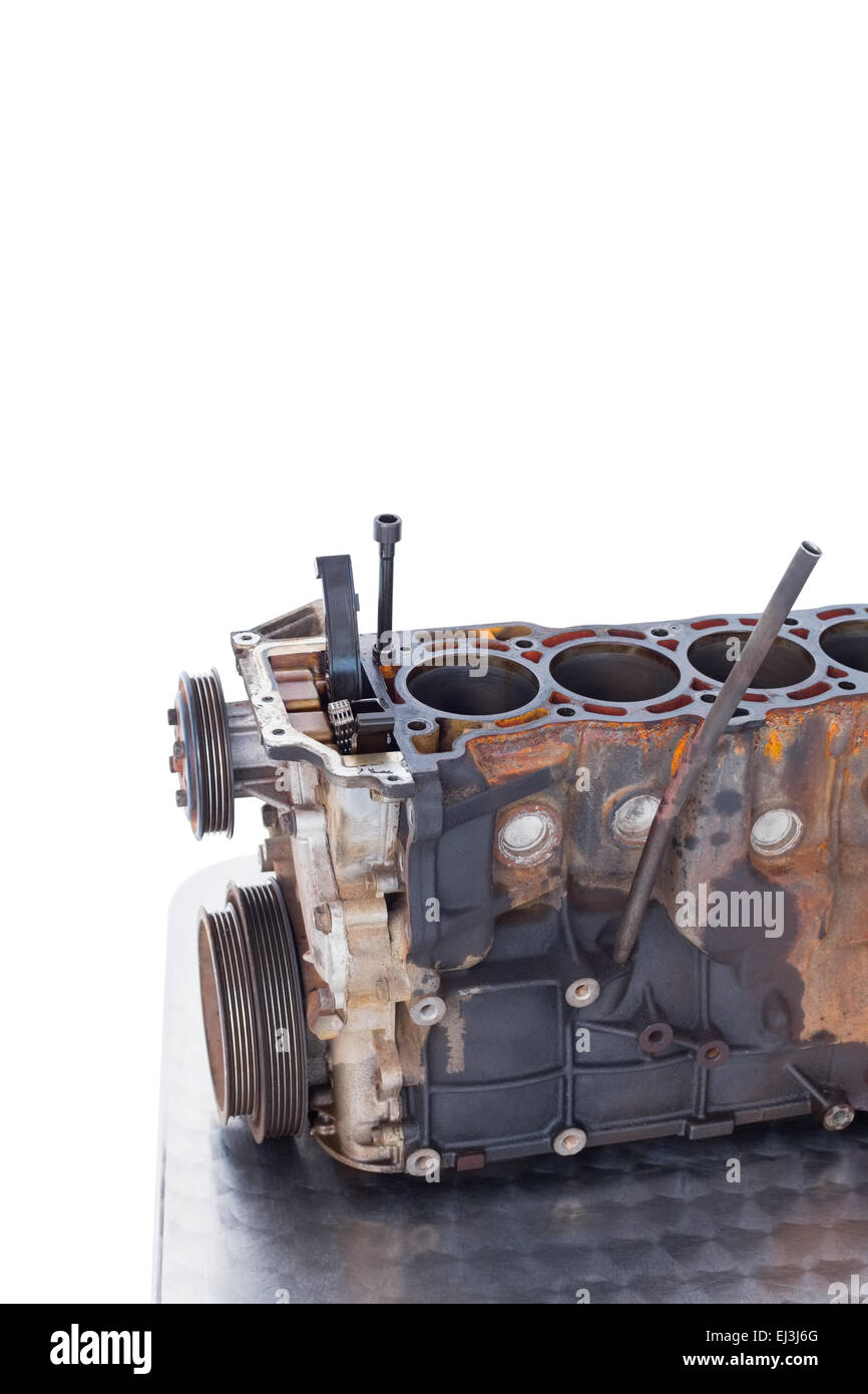 Close-up of old car engine Stock Photo - Alamy