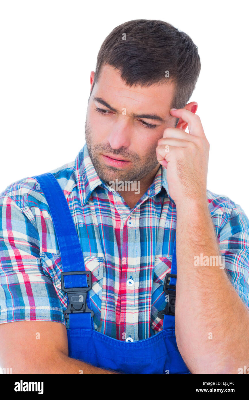 Confused worker hi-res stock photography and images - Alamy