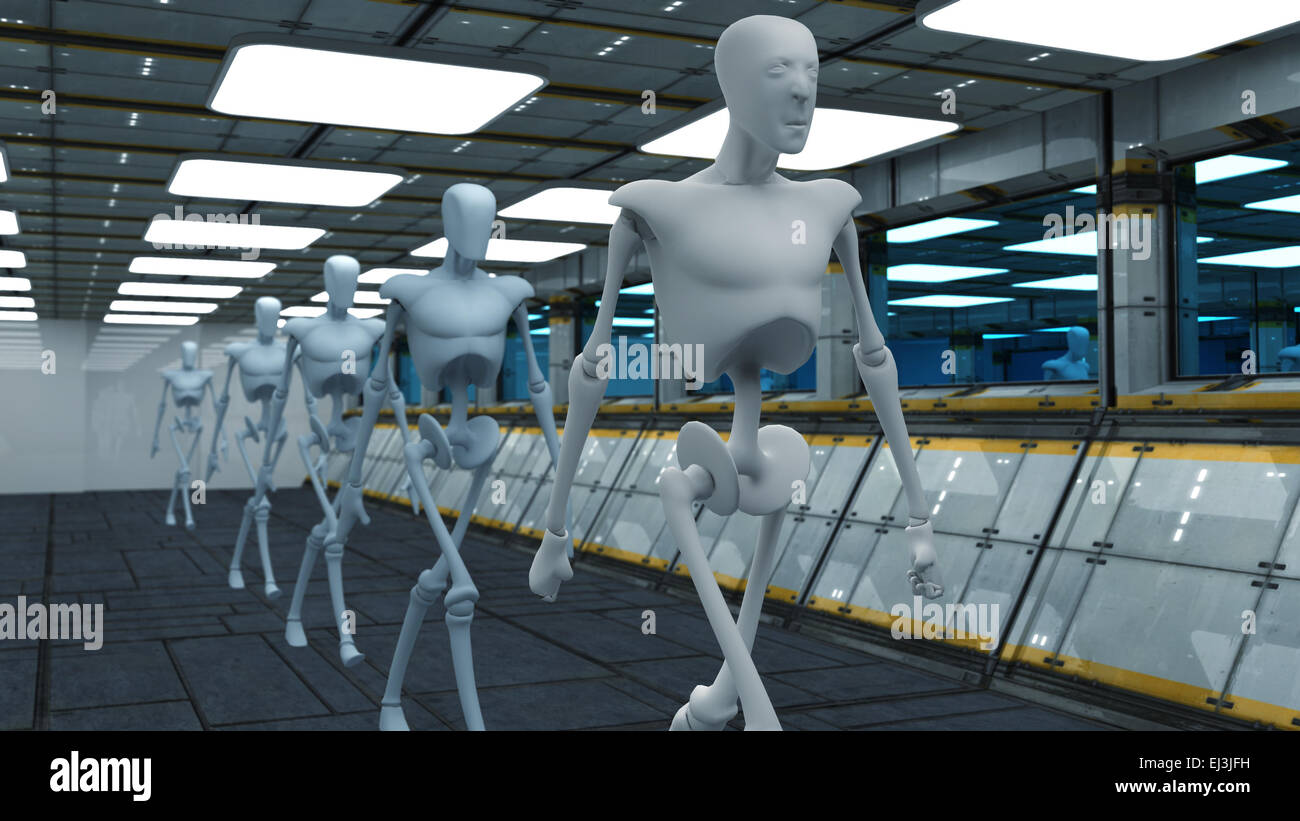 Futuristic interior SCIFI architecture Stock Photo - Alamy