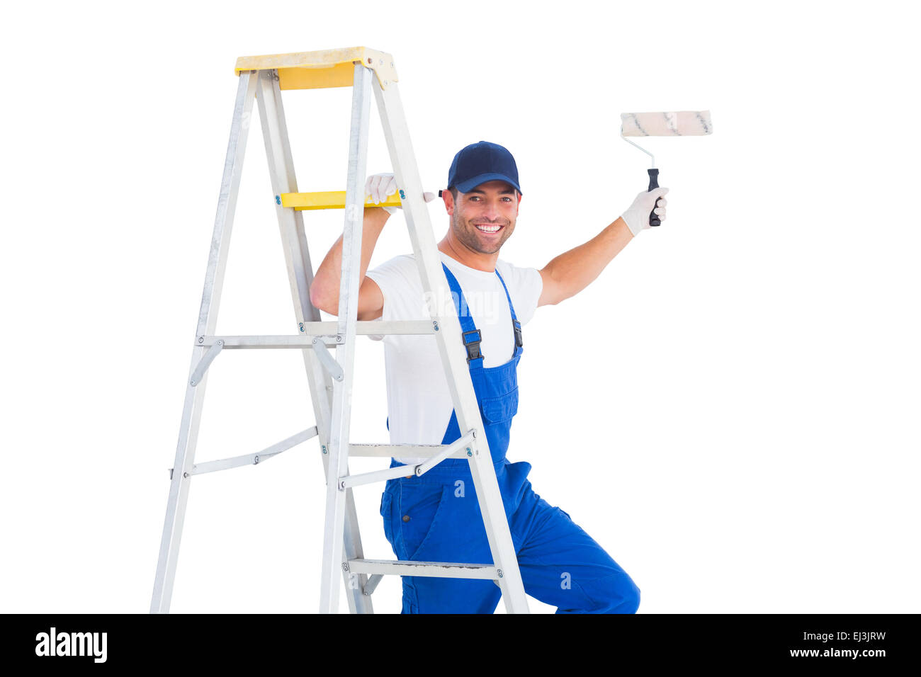 Handyman Ladder High Resolution Stock Photography and Images - Alamy