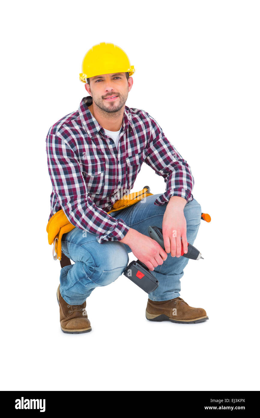 Power tools yellow drill hi-res stock photography and images - Alamy
