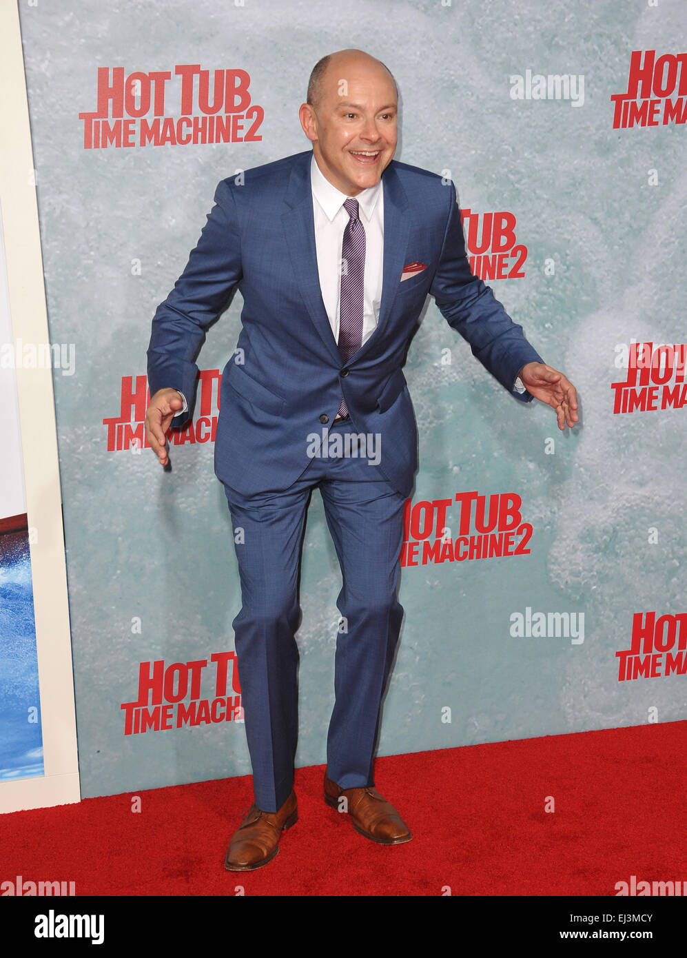 LOS ANGELES, CA - FEBRUARY 18, 2015: Rob Corddry at the Los Angeles ...